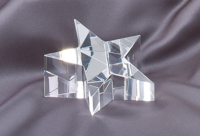 China Crystal Slanted Star Paperweight Details - China-crystal.com