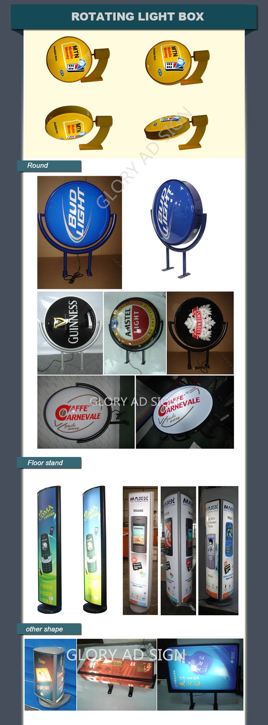 China European Illuminated Advertising LED Outdoor Vacuum Light Box ...